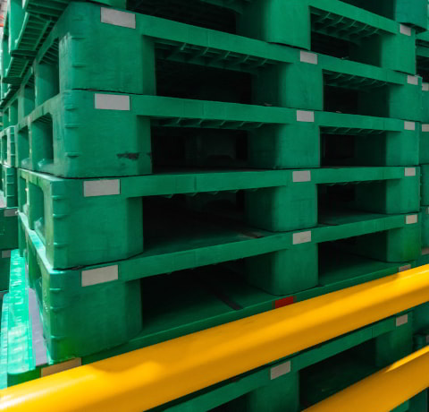 THE PLASGAD’S PG1090 PALLET. - Plasgad